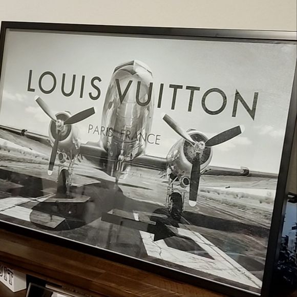 At Home | Wall Decor | At Home Wheels Up Louis Vuitton Framed Wall Art ...